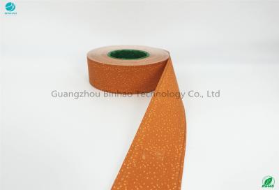 China Close To Lip Food Grade Level A+Paper Yellow Cork Tipping Paper Cigarette for sale