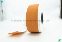 China Hands Up Filter 100CU 500CU Cork Tipping Paper Yellow Size for sale