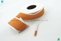 China Hands Up Filter 100CU 500CU Cork Tipping Paper Yellow Size for sale