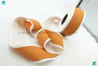 China Elastic Yellow White Side 64mm Cork Tipping Paper for sale