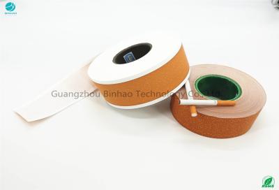 China Elastic Yellow White Side 64mm Cork Tipping Paper for sale