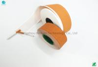 China Yellow Cigarette 34gsm Rolling Cork Tipping Paper for sale