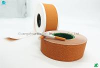 China White Base 64mm Cork Cigarette Packaging Tipping Paper Roll for sale