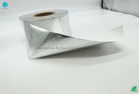 China Laser Logo 32gsm 1800m Cigarette Package Silver Aluminum Foil Paper for sale