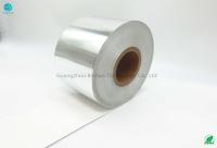 China Bobbin Shape Silver Shine Tobacco 55gsm Aluminium Foil Paper for sale