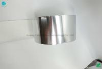 China Bobbin Shape Silver Shine Tobacco 55gsm Aluminium Foil Paper for sale