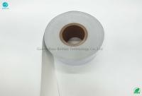 China Bobbin Shape Silver Shine Tobacco 55gsm Aluminium Foil Paper for sale