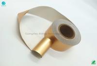 China 1000m Gold Alloy 8011 Cigarette Aluminium Foil Packed Paper for sale