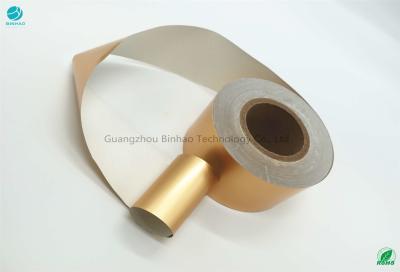 China 1000m Gold Alloy 8011 Cigarette Aluminium Foil Packed Paper for sale