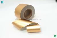 China 1000m Gold Alloy 8011 Cigarette Aluminium Foil Packed Paper for sale