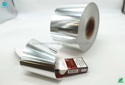China Heat Sealing 76mm 0.3Mpa Tobacco Aluminium Foil Paper Silver Colour for sale