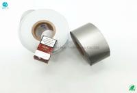China Heat Sealing 76mm 0.3Mpa Tobacco Aluminium Foil Paper Silver Colour for sale