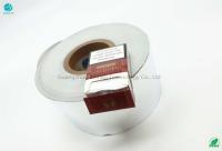 China Heat Sealing 76mm 0.3Mpa Tobacco Aluminium Foil Paper Silver Colour for sale