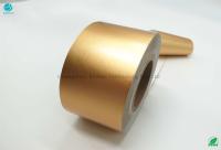 China Glossy Golden Shine 1000m 83mm Cigarette Aluminium Foil for sale