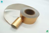 China Food Grade 55Gsm Tobacco 1500mm Aluminium Foil Gold Paper for sale