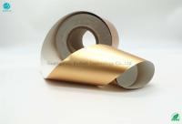 China Gold Tension Strength 3kg/15mm Min 32gsm Aluminium Foil Paper Cigarette for sale