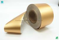 China Gold Tension Strength 3kg/15mm Min 32gsm Aluminium Foil Paper Cigarette for sale