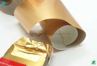 China Glossy Gold 85mm 95% Aluminum Foil Paper For Tobacco Package for sale