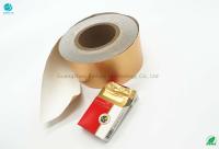 China Glossy Gold 85mm 95% Aluminum Foil Paper For Tobacco Package for sale
