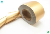 China Gold Colour 76mm Alloy 8011 Aluminium Foil Paper for sale