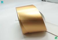 China Gold Colour 76mm Alloy 8011 Aluminium Foil Paper for sale