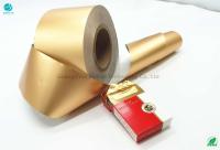 China 55gsm 114mm Cigarette Aluminium Foil Paper Embossed Logo for sale