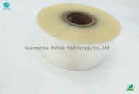 China Transparent Cigarette Packing 21 Micron 76mm BOPP Film Roll for sale