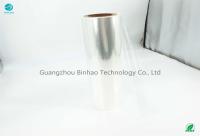 China Tobacco Transparent PVC Film 21 Micron Rolls for sale