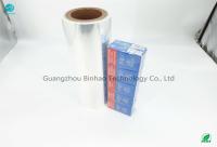 China Tobacco PVC Packaging Film Naked Wrapping Glossiness 87.5% for sale