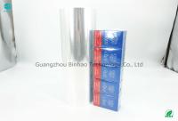 China 50 Micron Clear PVC Packaging Film For Tobacco for sale