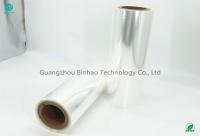 China Diagonal Line Deviation ±5mm Tobacco PVC Packaging Film Roll for sale