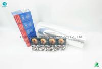 China Diagonal Line Deviation ±5mm Tobacco PVC Packaging Film Roll for sale