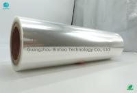 China 0.218 q/m Transparent PVC Film For Cigarette Width Bias 0mm for sale