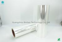 China Stretch Type 1.38g/cm3 Density 3'' Cigarette PVC Packaging Film Roll for sale