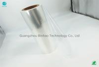 China 2500m Cigarette Transparent PVC Packaging Film MD ≤12% Shrinkage for sale