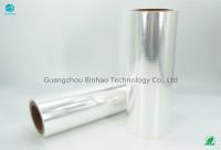 China 2500m Cigarette Transparent PVC Packaging Film MD ≤12% Shrinkage for sale