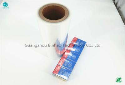 China 2500m Cigarette Transparent PVC Packaging Film MD ≤12% Shrinkage for sale