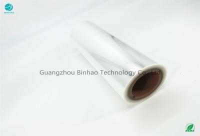 China Surface Tension 38 MN/M 50 Micron Tobacco PVC Packaging Film for sale