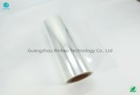 China Surface Tension 38 MN/M 50 Micron Tobacco PVC Packaging Film for sale