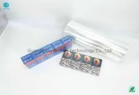 China Surface Tension 38 MN/M 50 Micron Tobacco PVC Packaging Film for sale