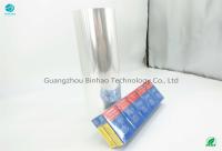 China Clear Tobacco 1.52m 10u Rigid PVC Package Shrink Film for sale