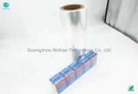 China 660mm Width Transparent Cigarette PVC Packaging Film for sale