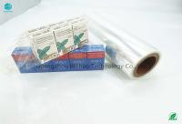 China 55% Heat 76mm Clear PVC Packaging Film For Tobacco Box Package for sale