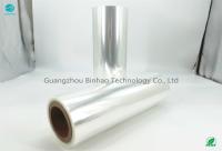 China Tobacco Contraction Percentage 1.4% 350mm Clear PVC Packaging Film for sale