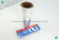 China Tobacco Contraction Percentage 1.4% 350mm Clear PVC Packaging Film for sale