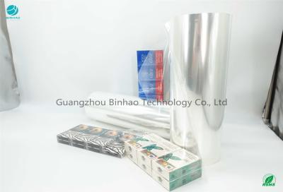 China 0.218q/M 300mm PVC Packaging Film For Tobacco Packing for sale