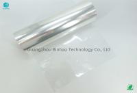 China Transparent Transmissivity 89  50Mpa Tobacco PVC Packaging Film for sale