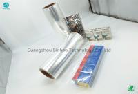 China Transparent Transmissivity 89  50Mpa Tobacco PVC Packaging Film for sale