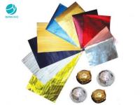 China Customized Aluminium Foil Paper Chocolate And Food Packaging for sale