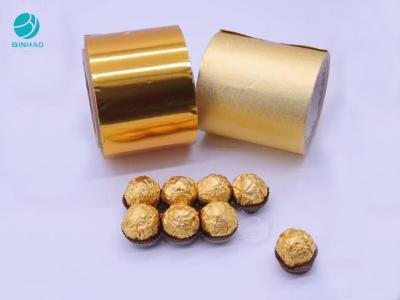 China Colorful Aluminium Foil Chocolate Food Bar Wrapping Paper for sale